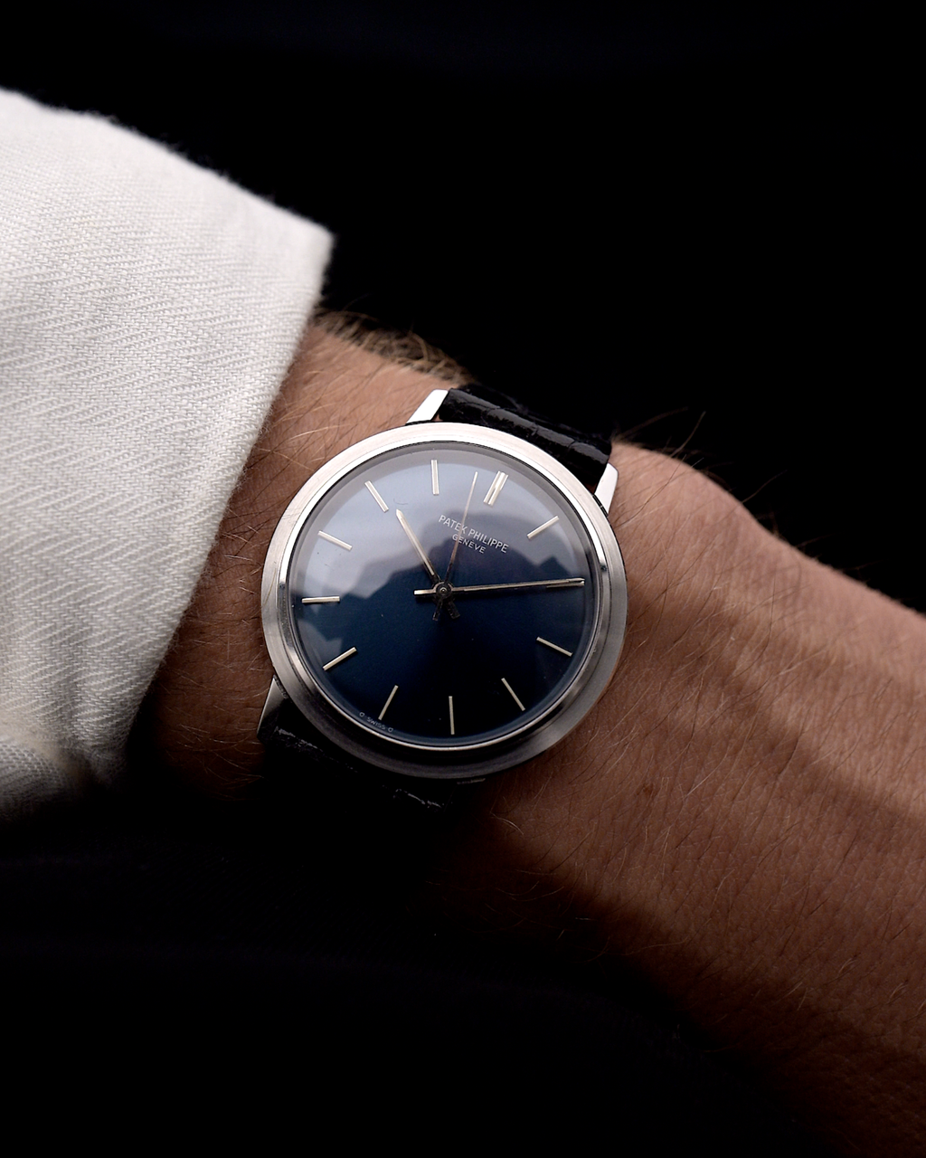 Patek Philippe Calatrava 18k Blue 1970 – Goldammer Vintage Watches
