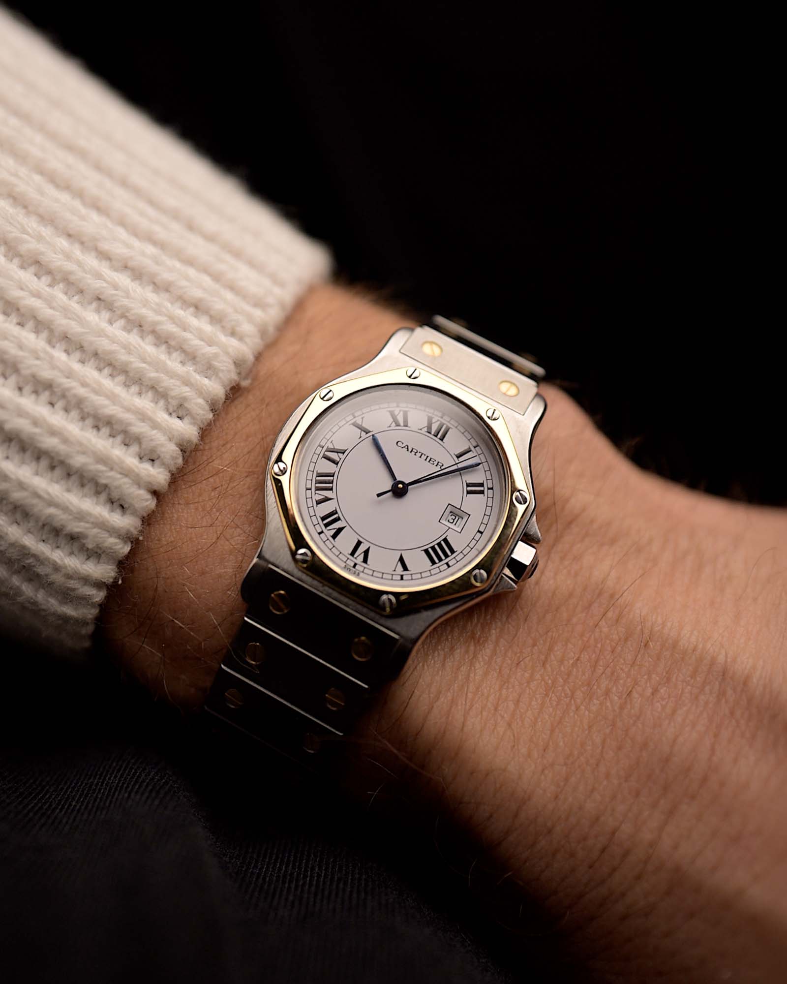 Cartier Santos 2966 Octagon Two Tone 1990s – GOLDAMMER