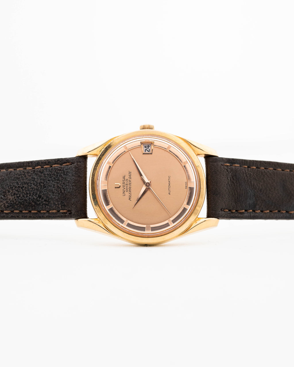 Universal Geneve Polerouter Date 18k 1960s – Goldammer Vintage Watches