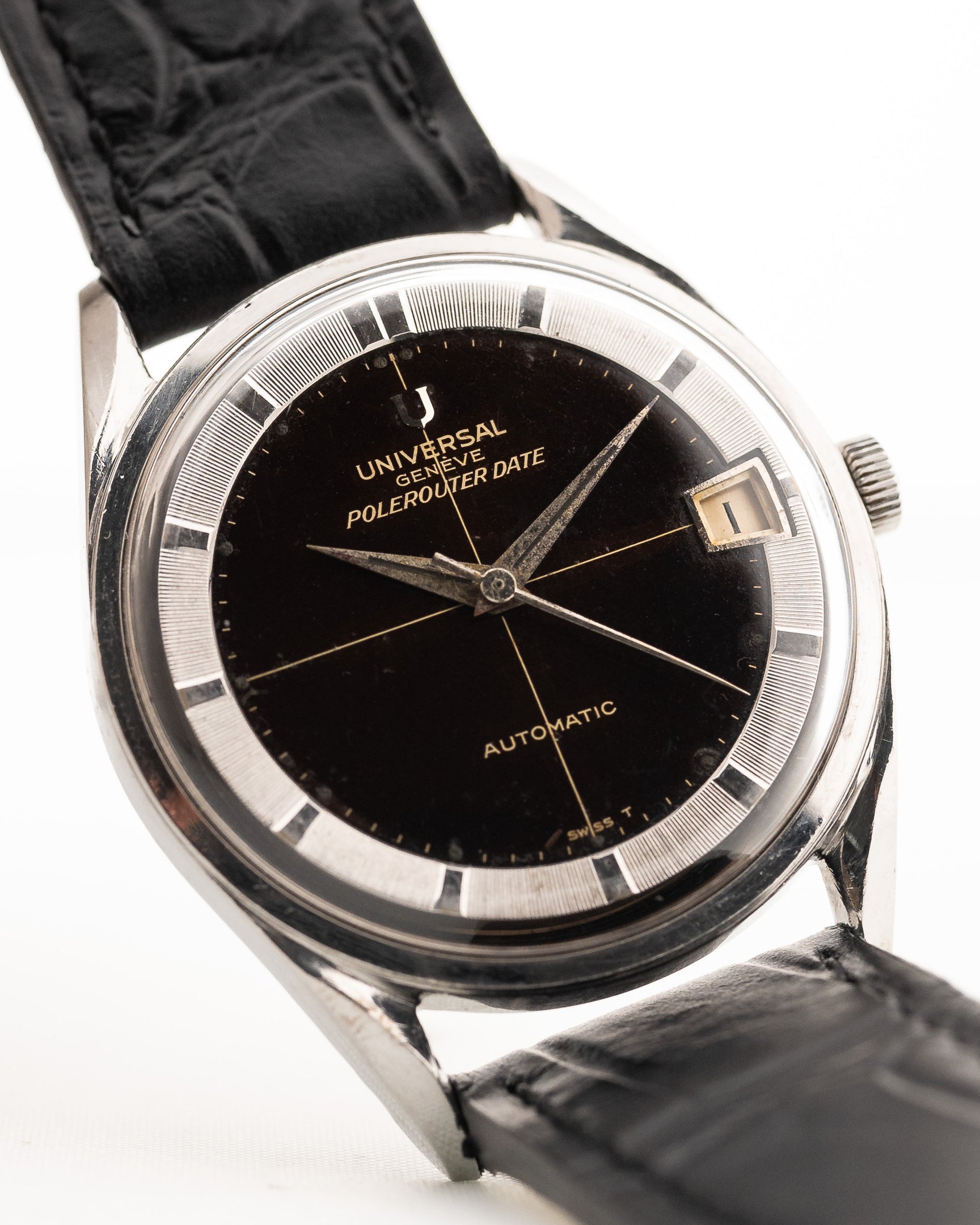 Universal Geneve Polerouter Date Black 1960 – GOLDAMMER