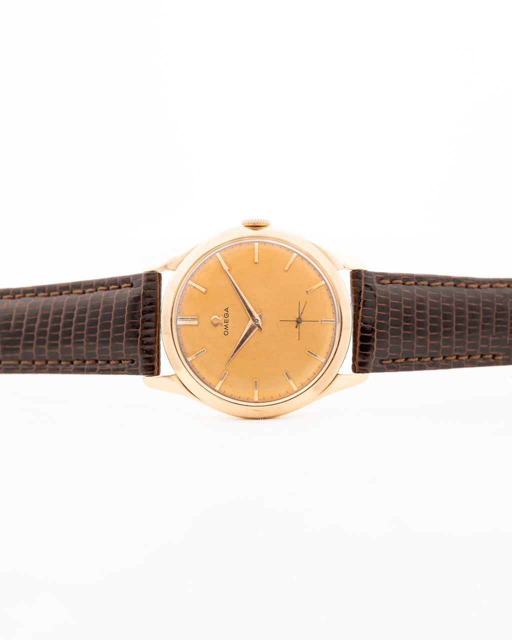 Omega Sub Second Copper 18k Rose 1950 – Goldammer Vintage Watches