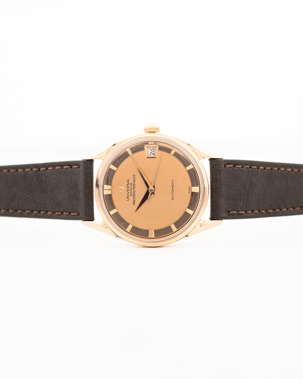 Universal Genève Polerouter Date 18k 1960s – Goldammer Vintage Watches