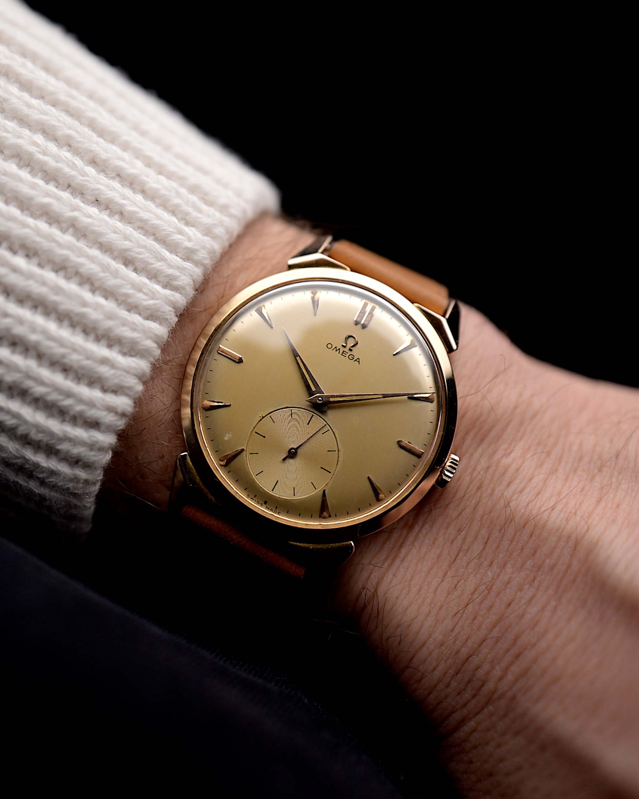 Omega 2713 Jumbo Rose Bullhorn 1952 – GOLDAMMER