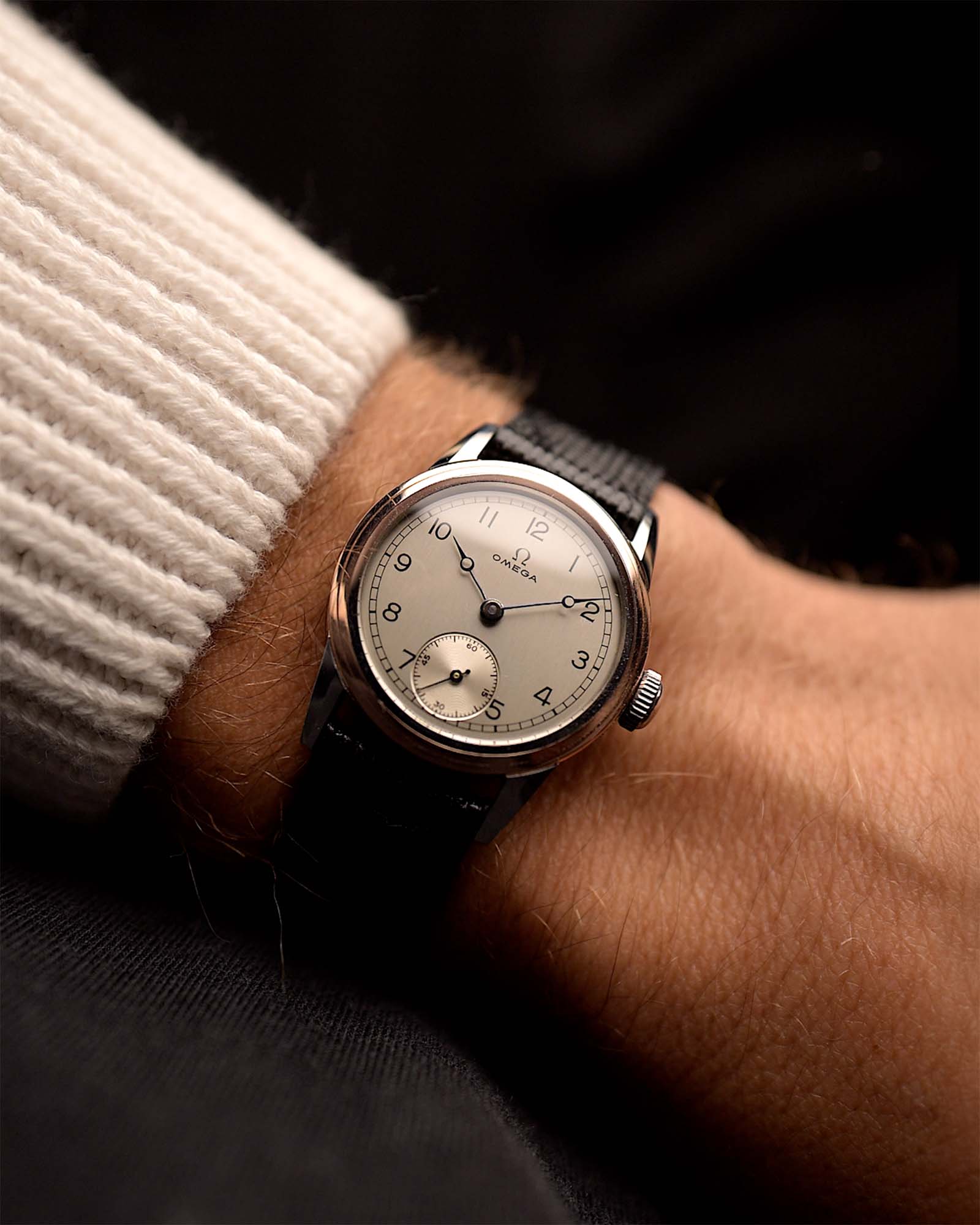 Omega Art Deco Sub Second Breguet 1939 – GOLDAMMER