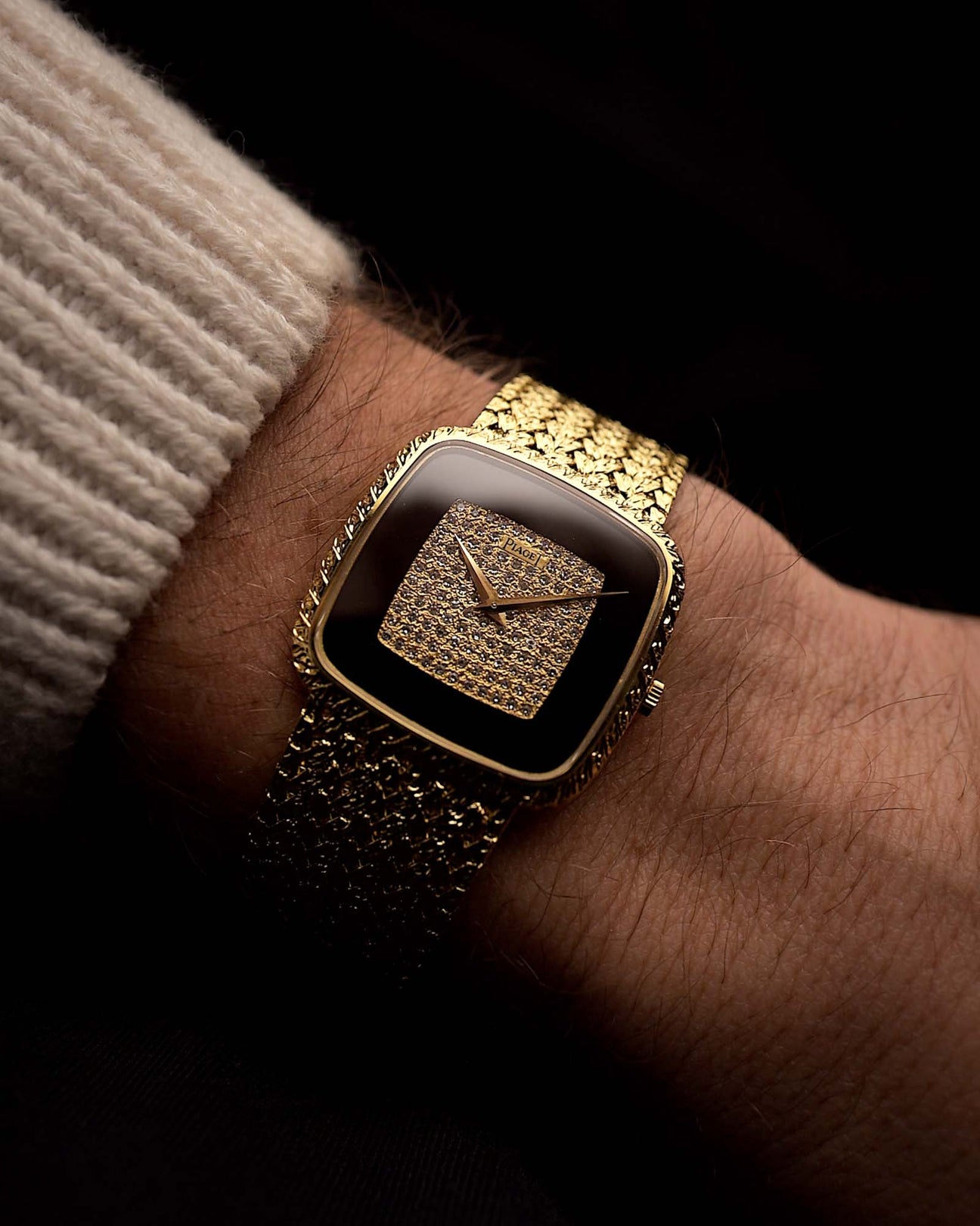 Piaget 9771 TV Onyx Pavé 1970s – GOLDAMMER