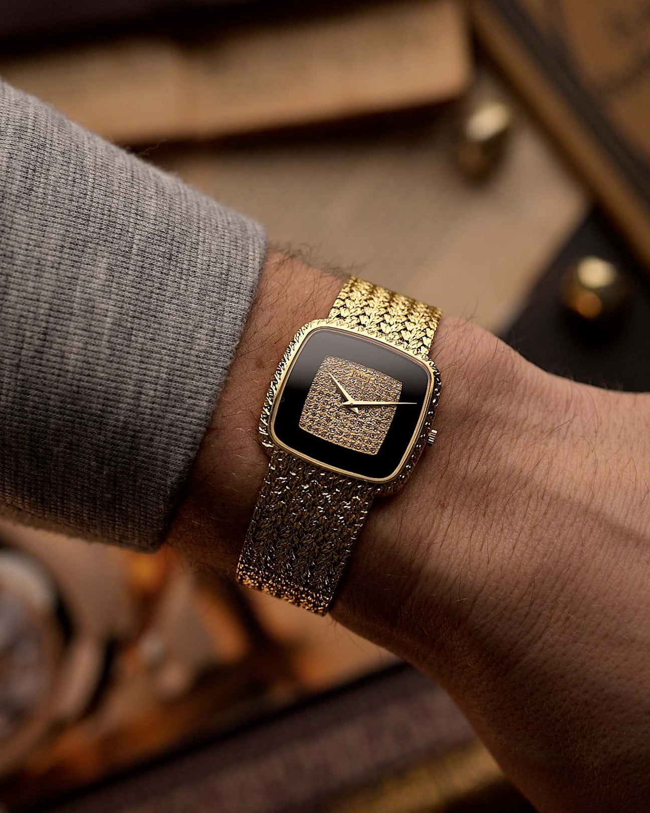 Piaget 9771 TV Onyx Pavé 1970s – GOLDAMMER