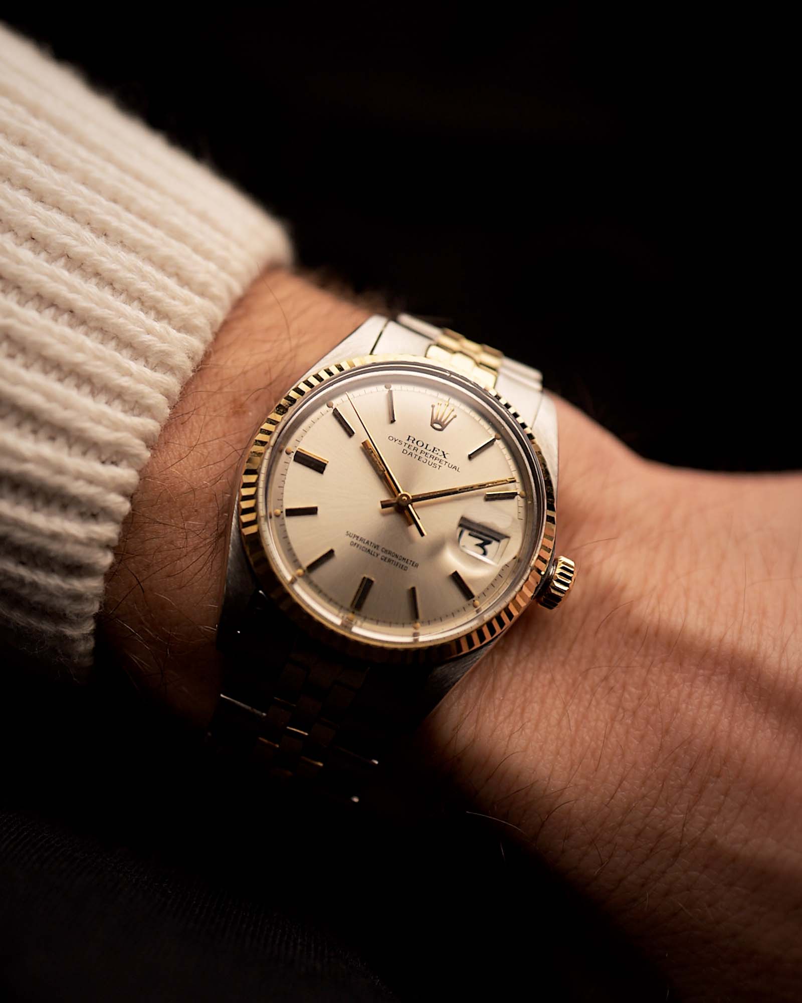 Rolex Datejust 1601 Two Tone Pie Pan Vintage Watch 1973 – GOLDAMMER