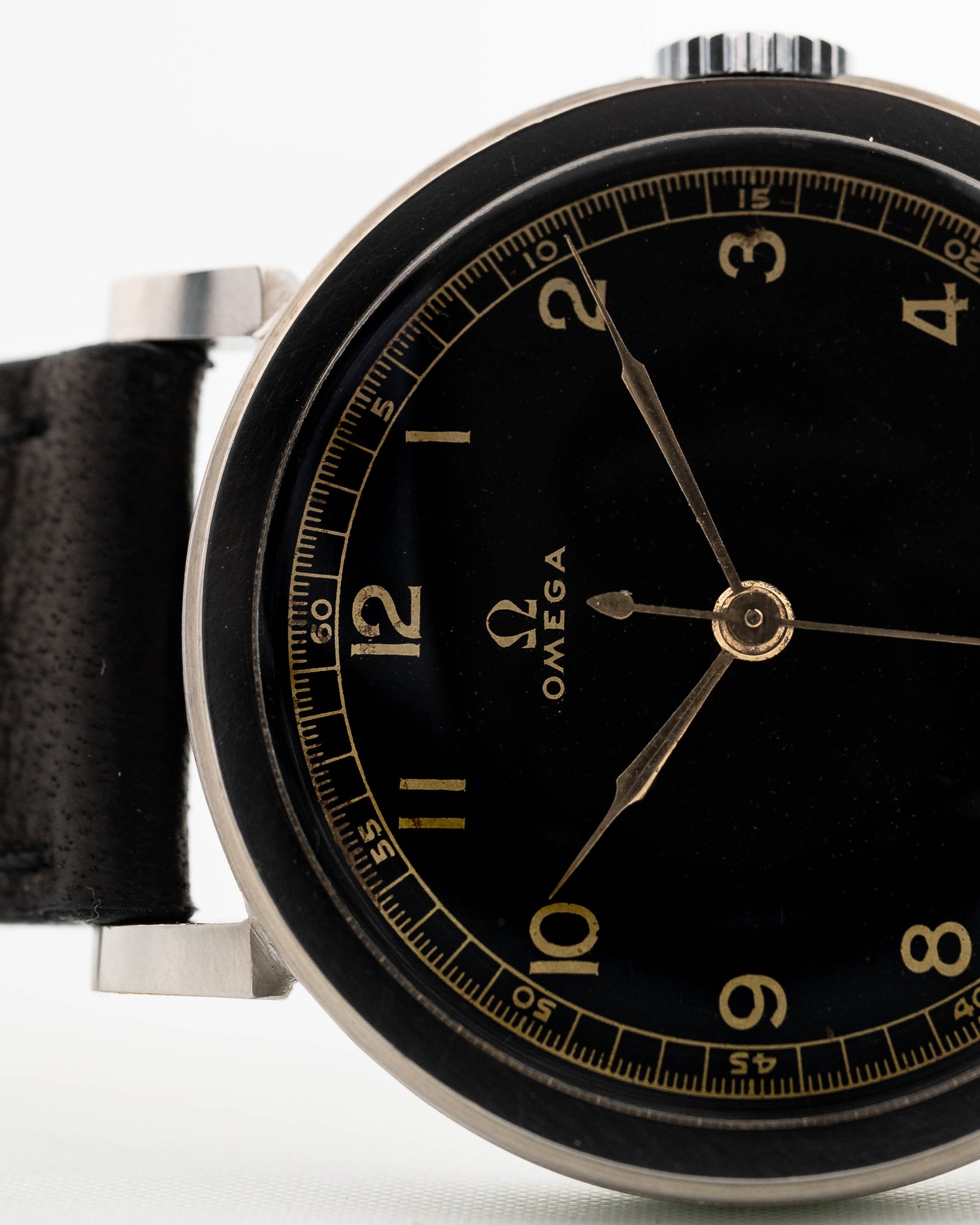 Omega Art Deco Black Syringe 1935 – Goldammer Vintage Watches