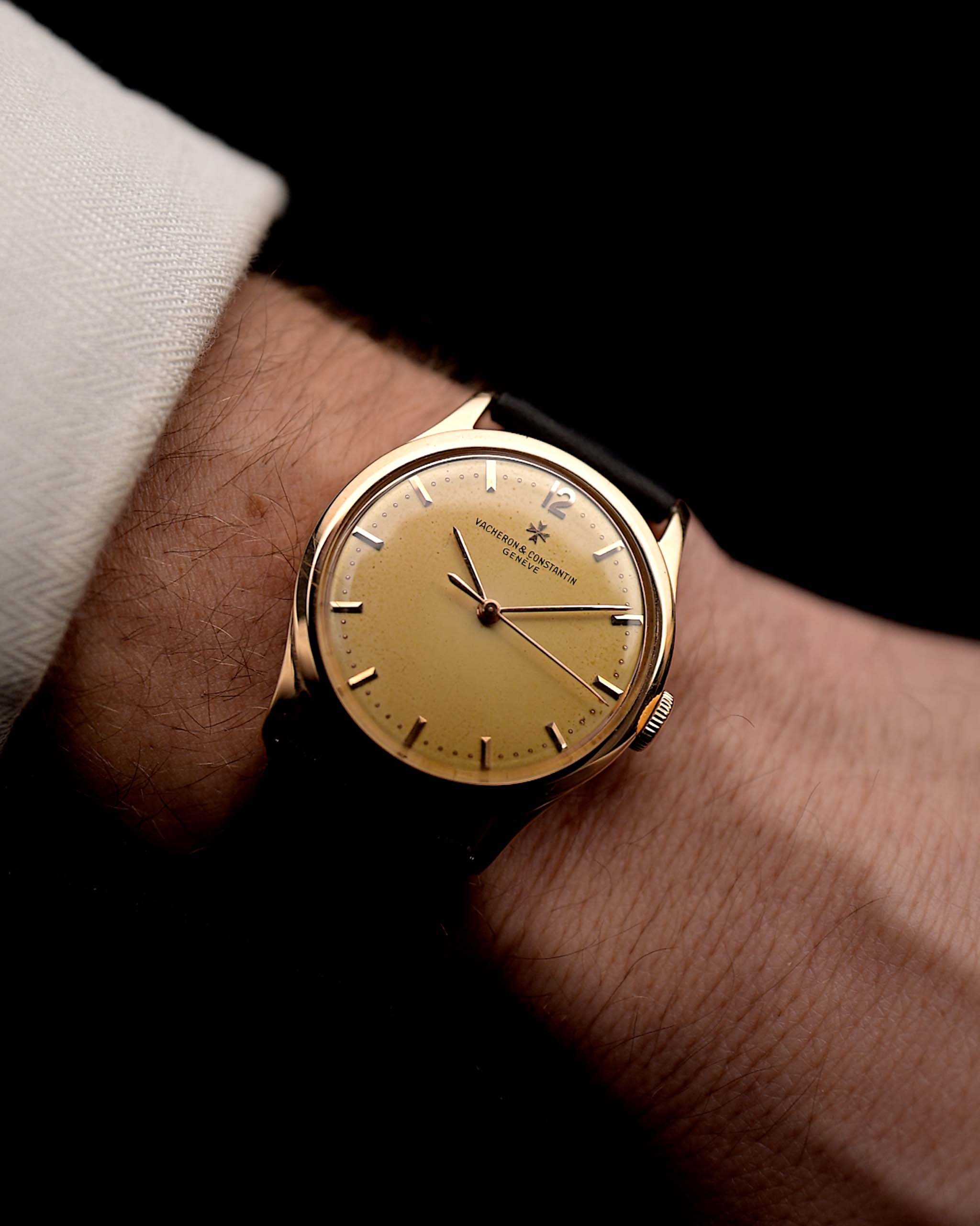Vacheron Constantin 4217 Rosa 18k 1950s - GOLDAMMER Reloj Antiguo